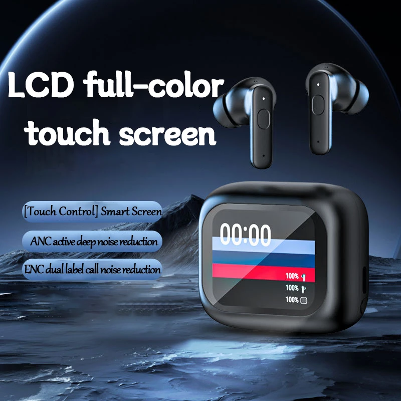 2024-New-Bluetooth-Wireless-Earphone-5-3-Tws-Portable-LCD-intelligent ...