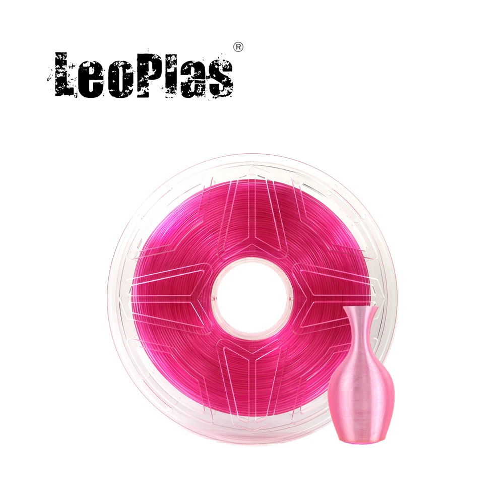 LeoPlas-Clear-Pink-TPU-Filament-Transparent-Flexible-1-75mm-1kg-95A ...