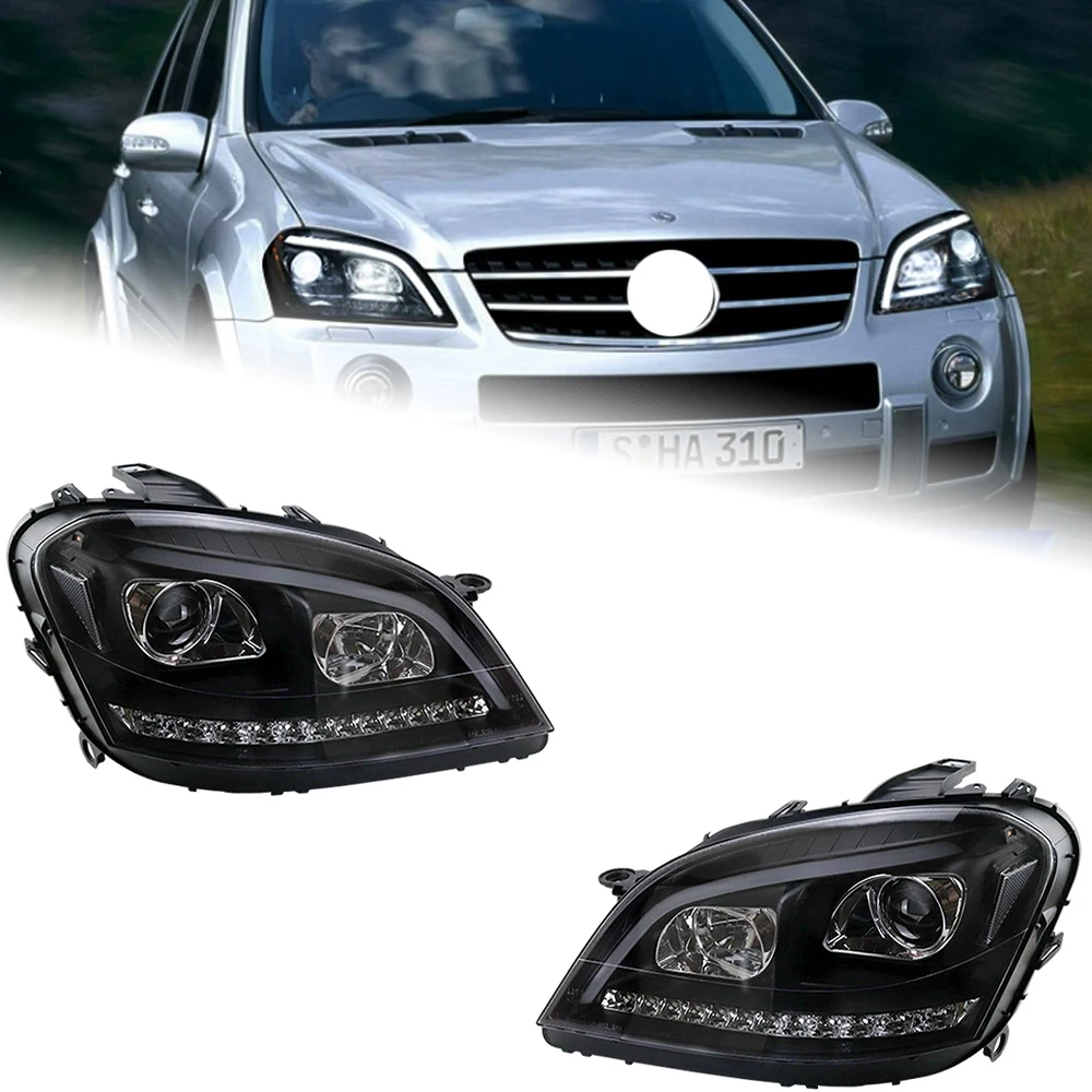 AKD-Car-Styling-Head-Lamp-for-Benz-W164-Headlights-2005-2008-ML350 ...