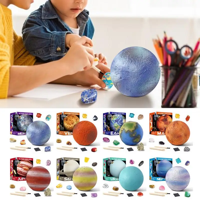 Planet Explore Dig Kit Toys Solar System Gemstone Dig Kit Gemstone ...