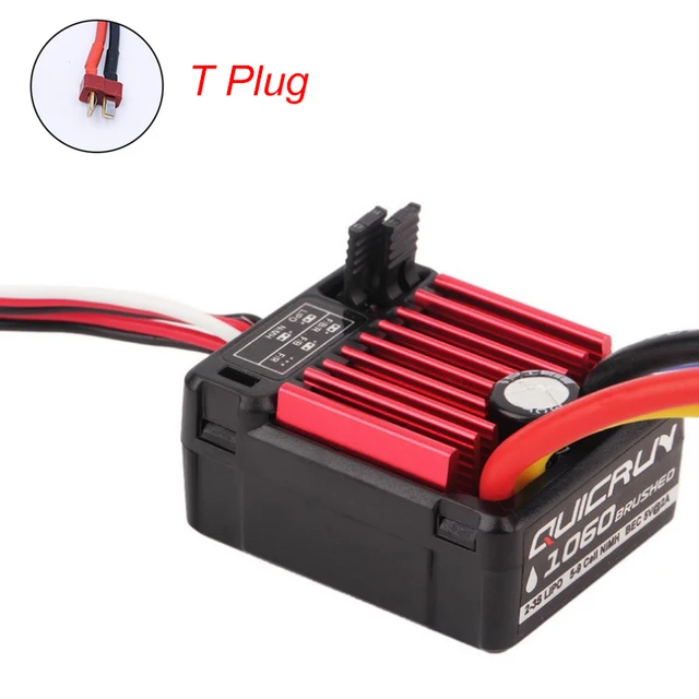 HobbyWing QuicRun Brushed 1060 60A Electronic Speed Controller ESC 1060 ...