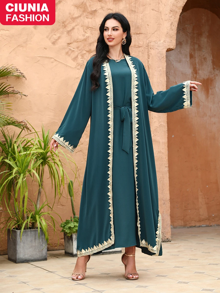 Nida-Abaya-For-Women-Dubai-Turkey-Kaftan-Muslim-Cardigan-Kimono-Casual ...