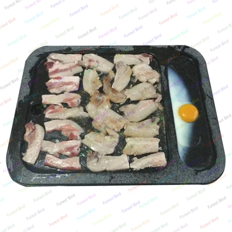 Rectangular-Pans-Natural-Rocks-Lava-Stone-Steak-Barbecue-Plate-BBQ-Fire ...