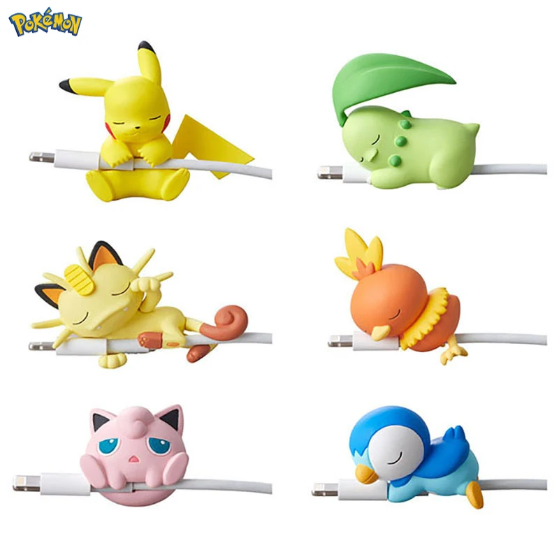 Pokemon-Pikachu-Anime-Data-Cable-Protective-Cover-for-IPhone-USB-Cord ...