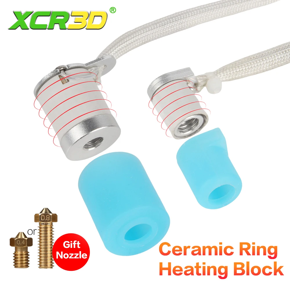 XCR3D 3D Printer Parts fast Ceramic Heating Core 12V 24V CHC Hotend V6 ...