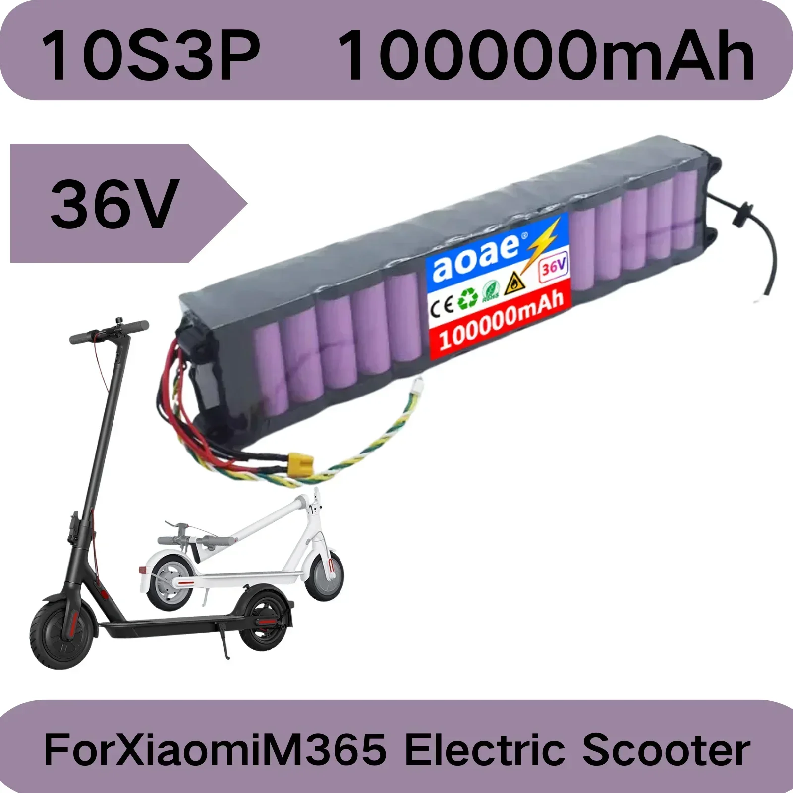 Original-36V-100000mAh-battery-For-Xiaomi-M365-M356-Pro-Special-battery ...