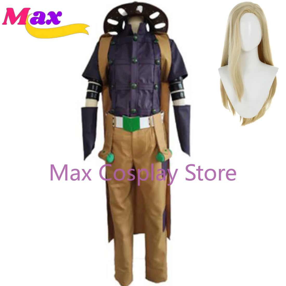 Max-Cos-disfraz-de-bola-de-acero-para-Cosplay-nuevo-estilo-Gyro-Zeppeli ...