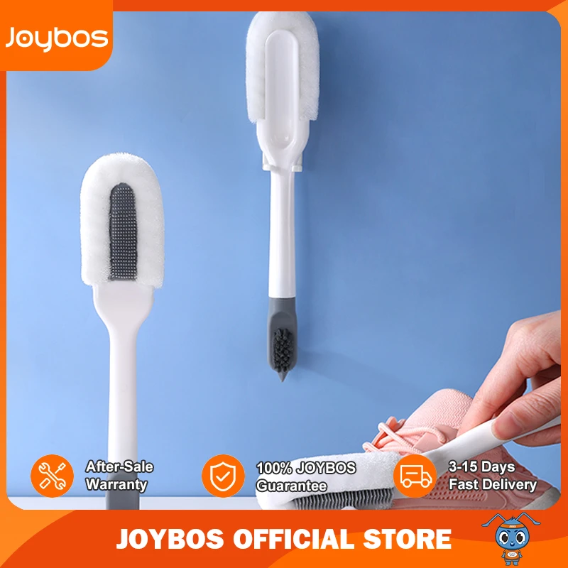 JOYBOS 2 사이드 브러쉬 가죽 메쉬 스웨이드 양가죽 매트 스니커즈 워싱 브러쉬, 신발 관리 액세서리, JX83|신발 브러시| - AliExpress
