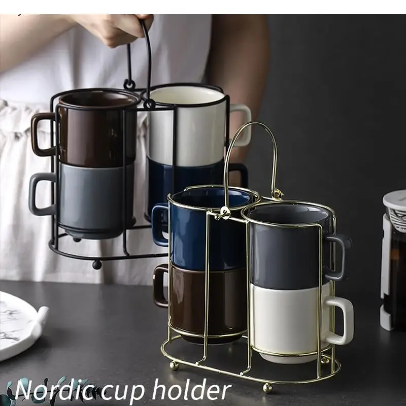 Household-Ceramic-Mug-Set-Nordic-Simple-Combination-250mL-Water-Cup ...
