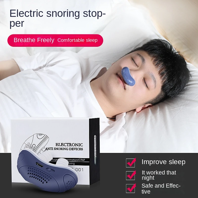Electric-Anti-Snore-Device-Nose-Clip-Anti-Snoring-Stopper-Snoring ...
