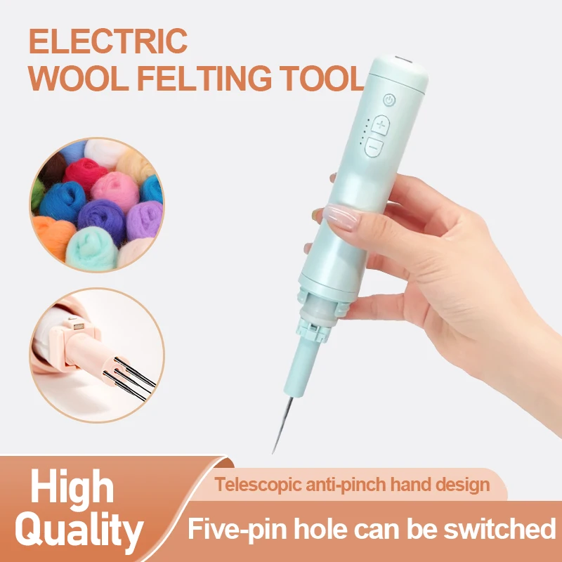 Electric-Needle-Felting-Machine-Needle-Felting-Tool-for-Felting-Wool ...