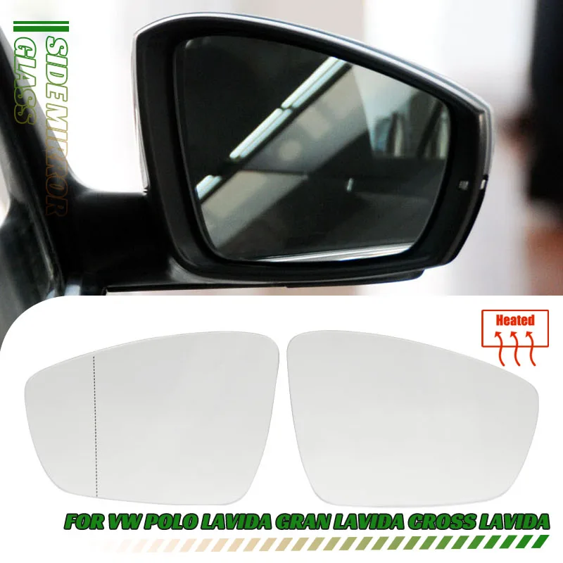 Heated-Auto-Side-Mirror-Glass-for-VW-Polo-V-Hatchback-6R-6C-2009-2010 ...