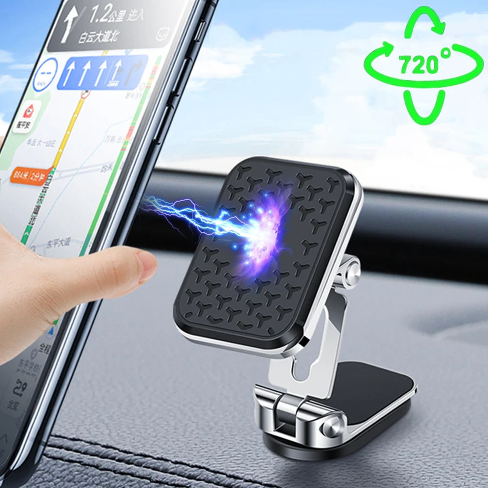 720-Rotate-Magnetic-Car-Phone-Holder-Dashboard-Magnet-Phone-Stand-for ...