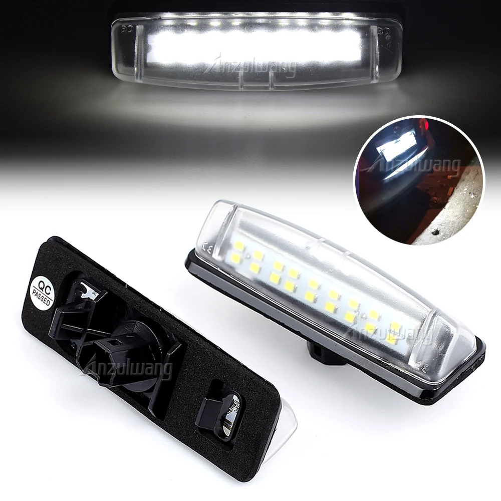 2Pcs-CanBus-LED-License-Plate-Lights-for-Toyota-Camry-Aurion-Avensis ...