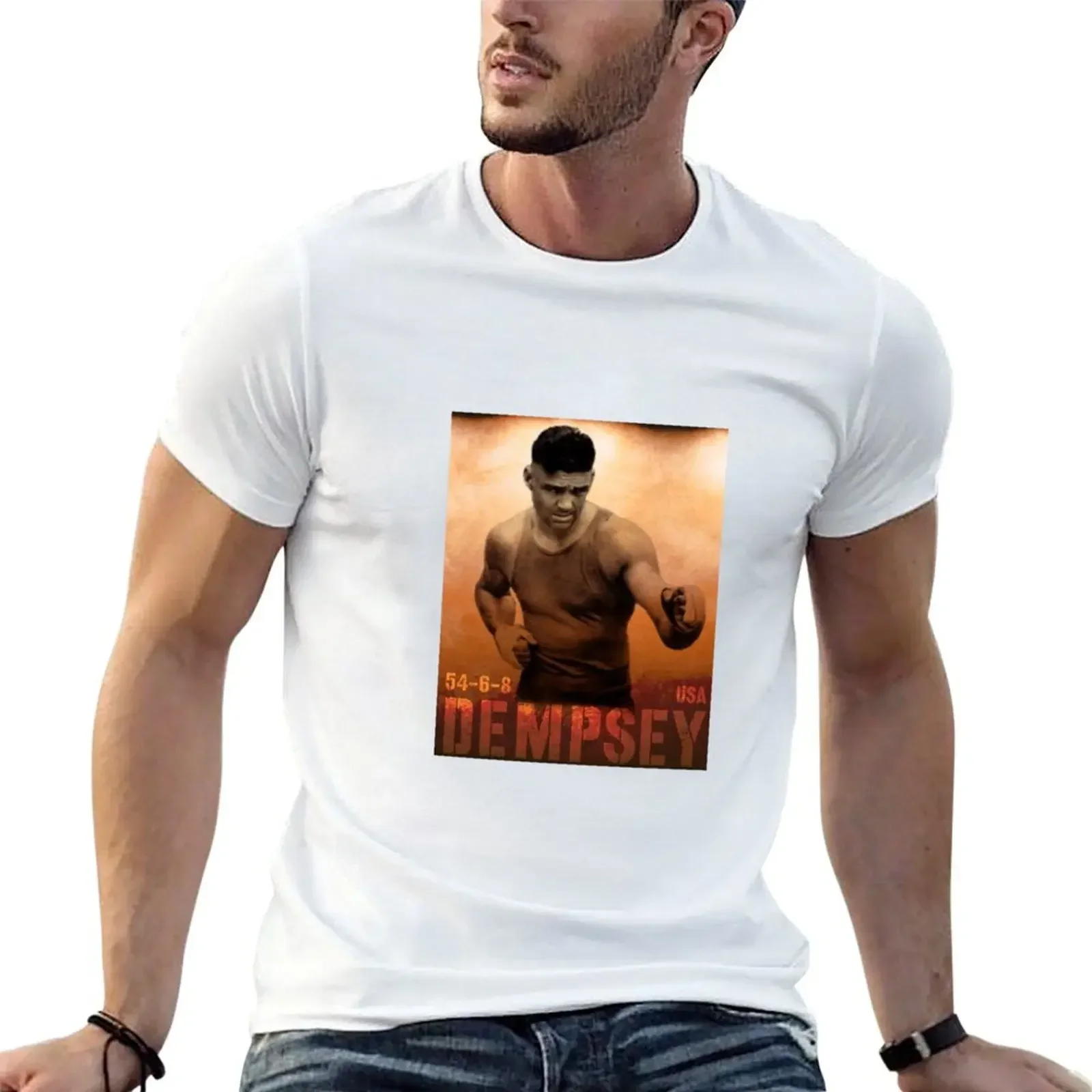 Boxing-Greats-Jack-Dempsey-T-Shirt-Blouse-cotton-graphic-tees-mens ...