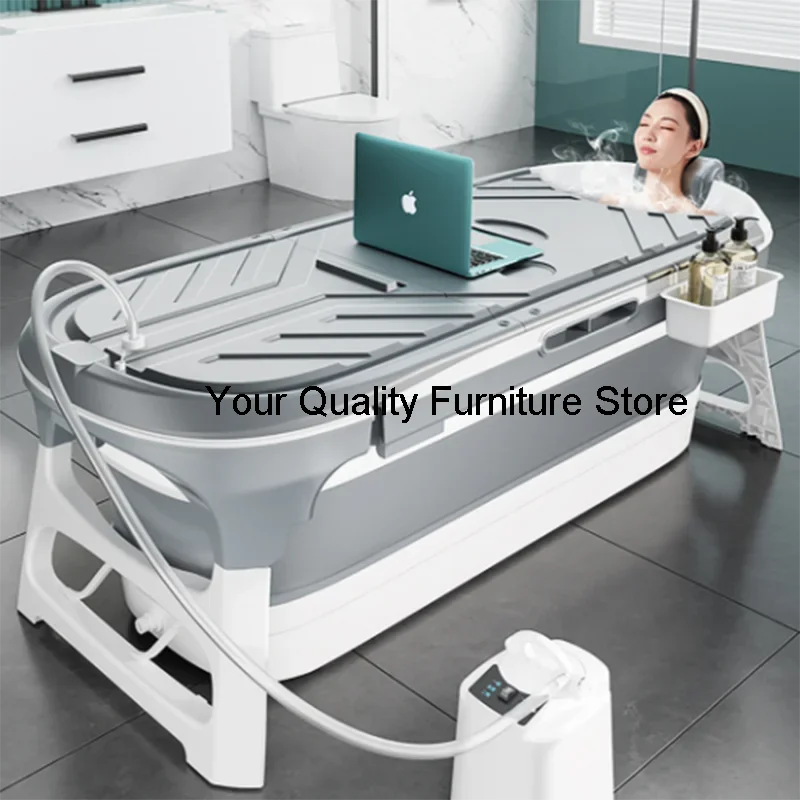 Foldable-Mobile-Bathtub-Anti-Slip-Adults-Cover-Large-Portable-Bidet ...