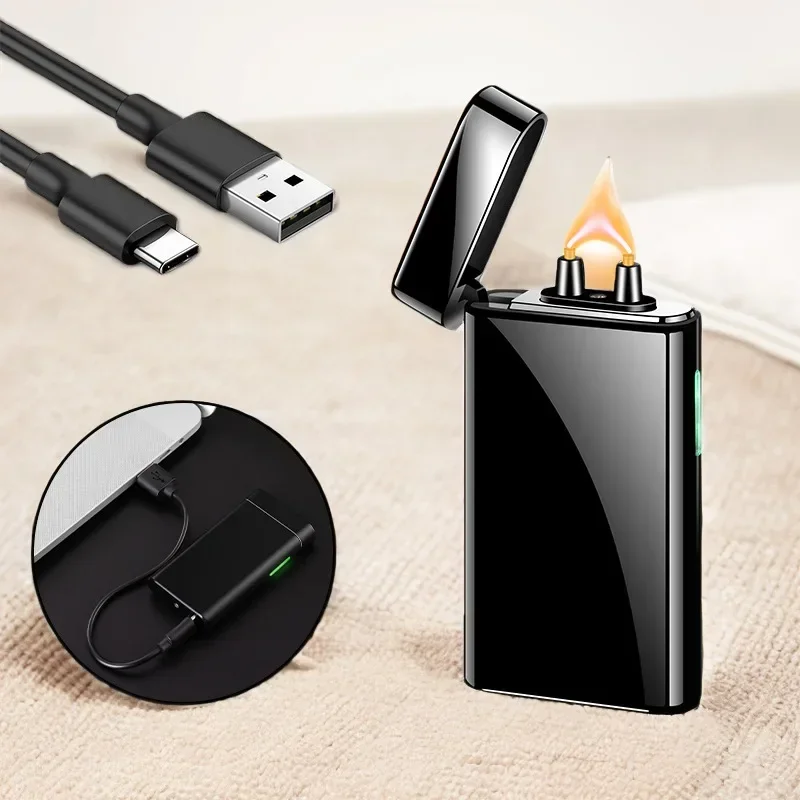 Electric-Plasma-Arc-Lighter-Powerful-Rechargeable-Flame-USB-Lighter ...