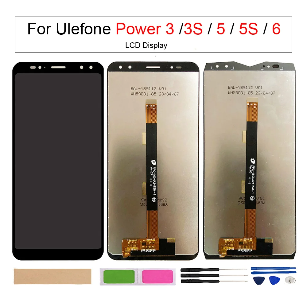 LCD-Display-Touch-Screen-Digitizer-Assembly-Para-Ulefone-Power-3-3s ...