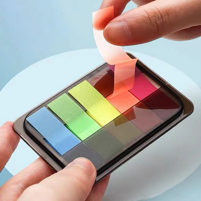 Fluorescence-Colour-Self-Adhesive-Memo-Pad-Sticky-Notes-Bookmark-Point ...