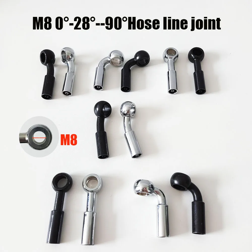 M8-Motorcycle-Motor-Bike-Hydraulic-Brake-Oil-Hose-Line-Fitting-Double ...