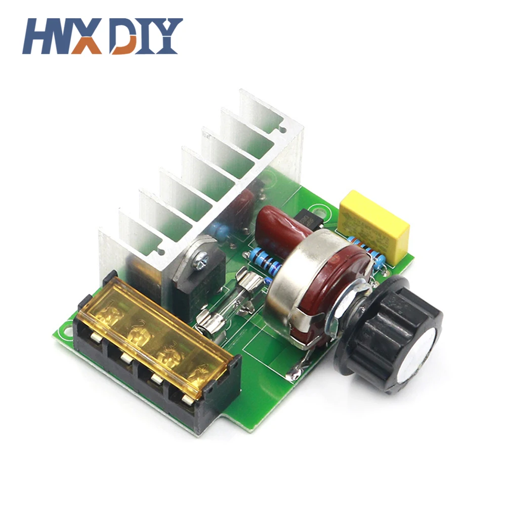 4000w 0-220v Ac Scr Electric Voltage Regulator Motor Speed Controller ...