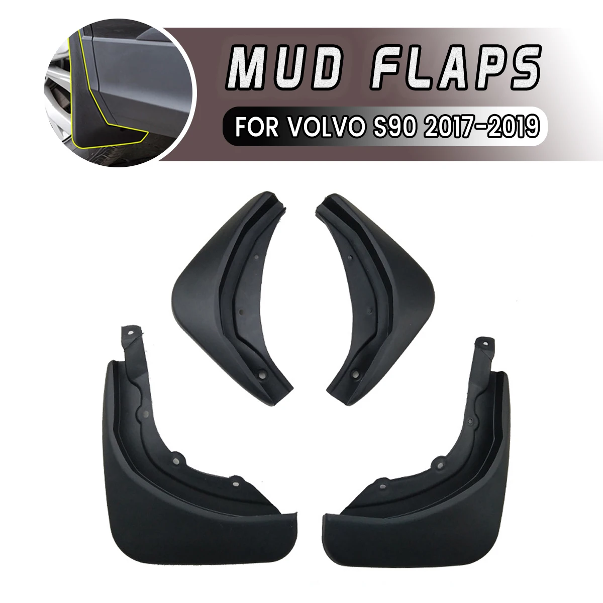 Carro dianteiro traseiro pára lamas fender flares lama guarda flap anti ...