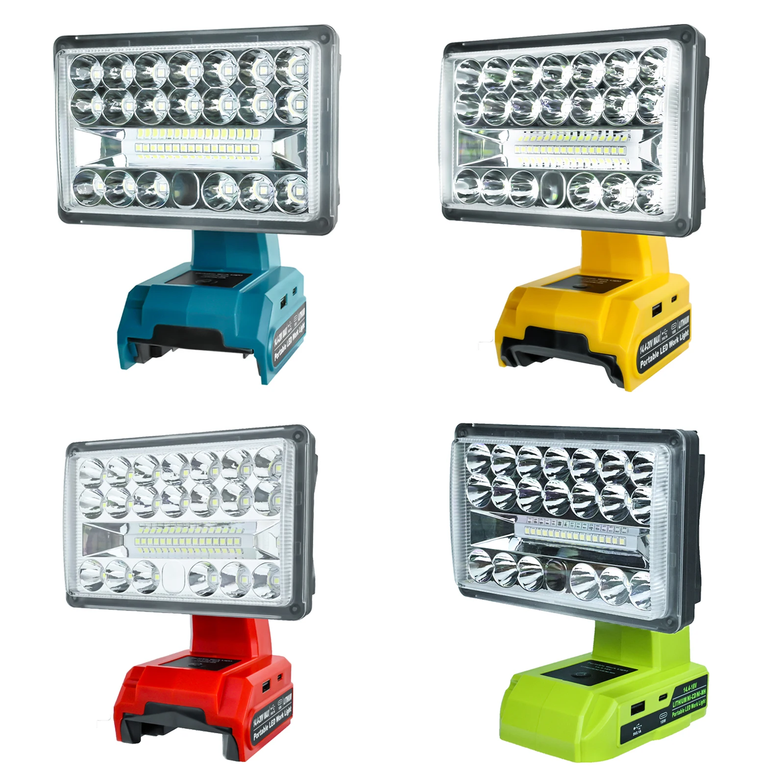 28W-2000LM-LED-Work-Light-for-Dewalt-Milwaukee-Makita-Bosch-Ryobi-18V ...