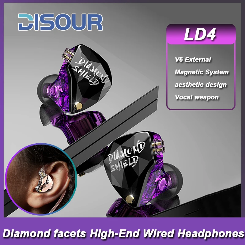 LD4-3-5mm-Wired-In-Ear-Dynamic-Earbuds-Earphone-Bass-Surround-Sound ...
