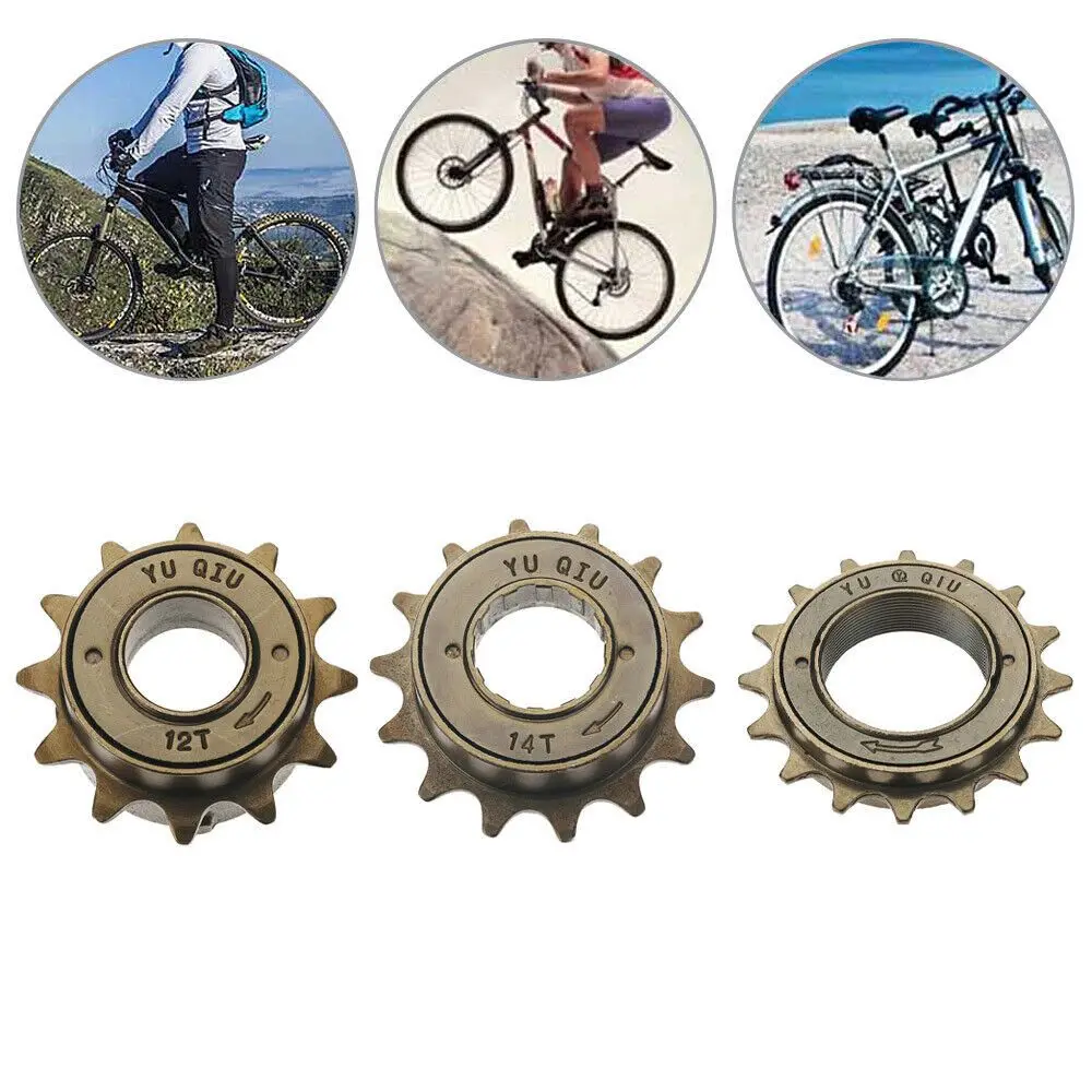 12/14/16t 34mm Single Speed Freewheel Cassette Flywheel Sprocket ...