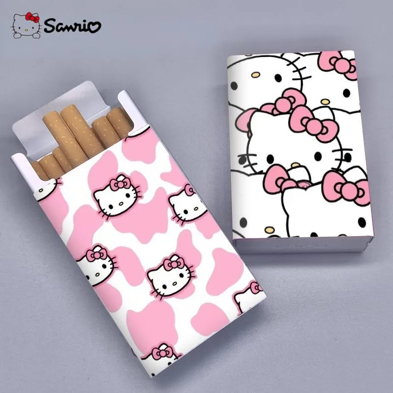Sanrio-anime-Hello-kitty-caja-de-cigarrillos-de-aleaci-n-de-aluminio ...