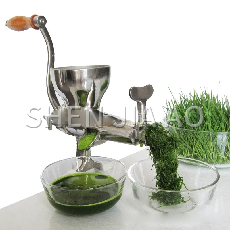 manual-wheat-grass-seedling-juicer-hand-cranked-vegetable-juice-machine ...