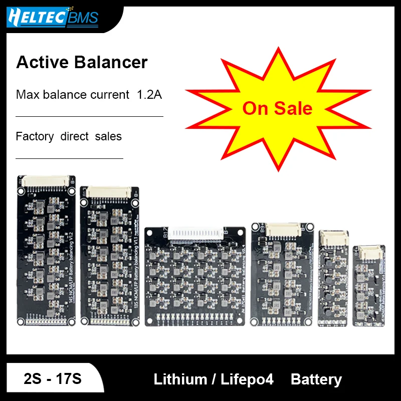Wholesale 1.2A Balance Li-ion Lifepo4 Battery Active Equalizer Balancer Energy Transfer BMS 3S ...
