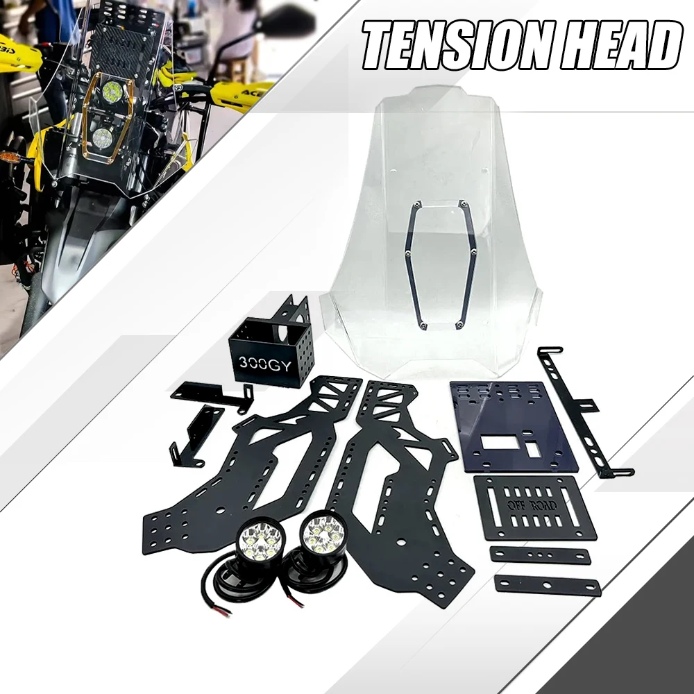 Soporte-de-cabeza-de-RALLY-para-parabrisas-de-motocicleta-accesorio ...