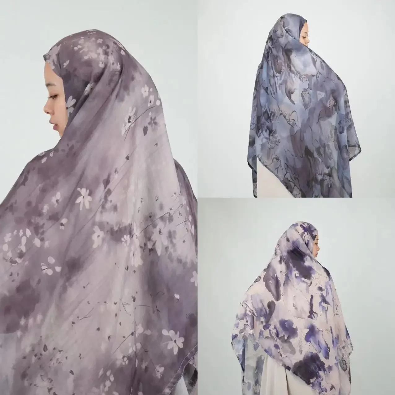 New 200*90cm Printed Modal Hijabs Viscose Cotton Hijab Scarf for Women ...