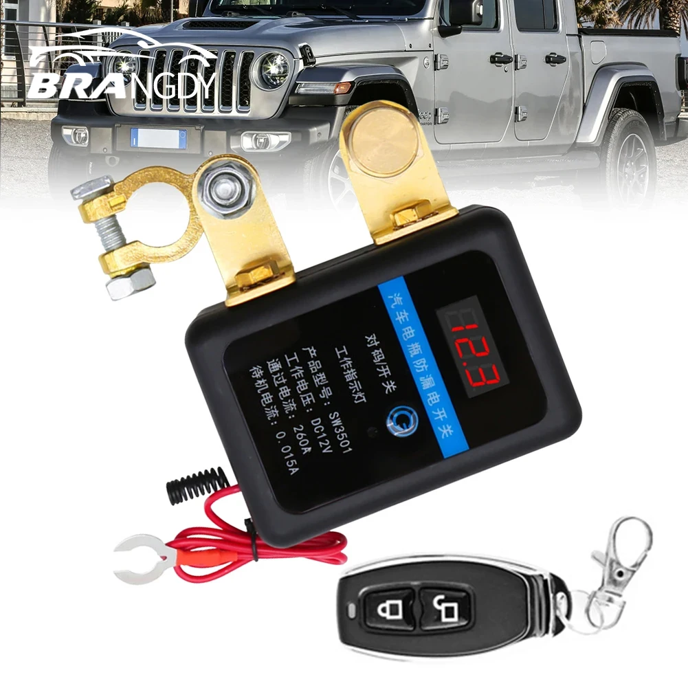 DC-12V-Remote-Battery-Disconnect-Switch-260A-Automatic-Power-Shut-Off ...
