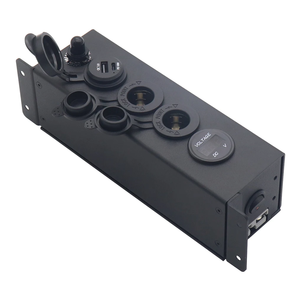 12-24V-Distribution-Panel-Multi-function-Box-Cigarette-Lighter-Usb-for ...