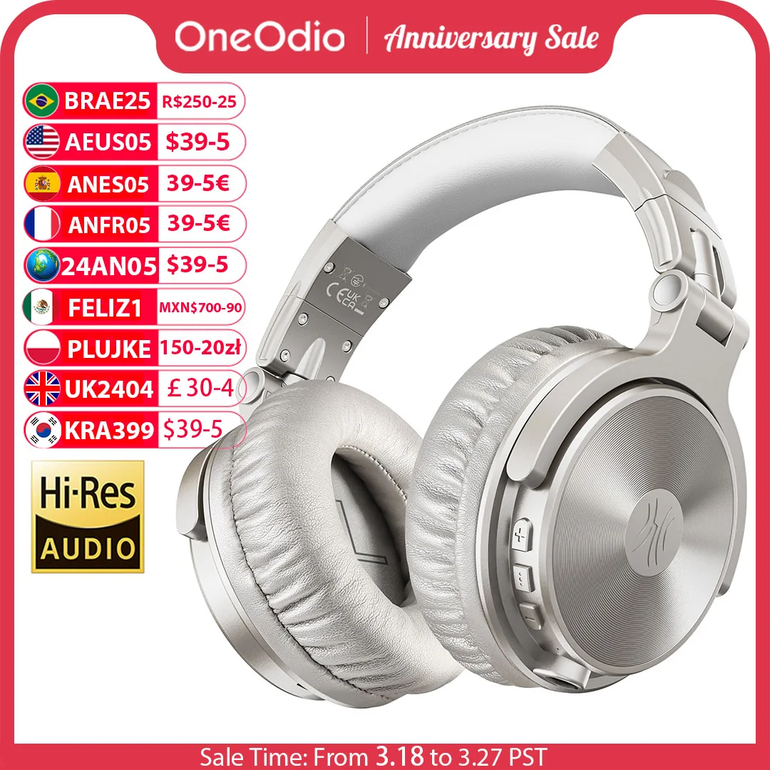 Oneodio-Bluetooth-Headphones-Over-Ear-Stereo-Wired-Wireless-Headset ...
