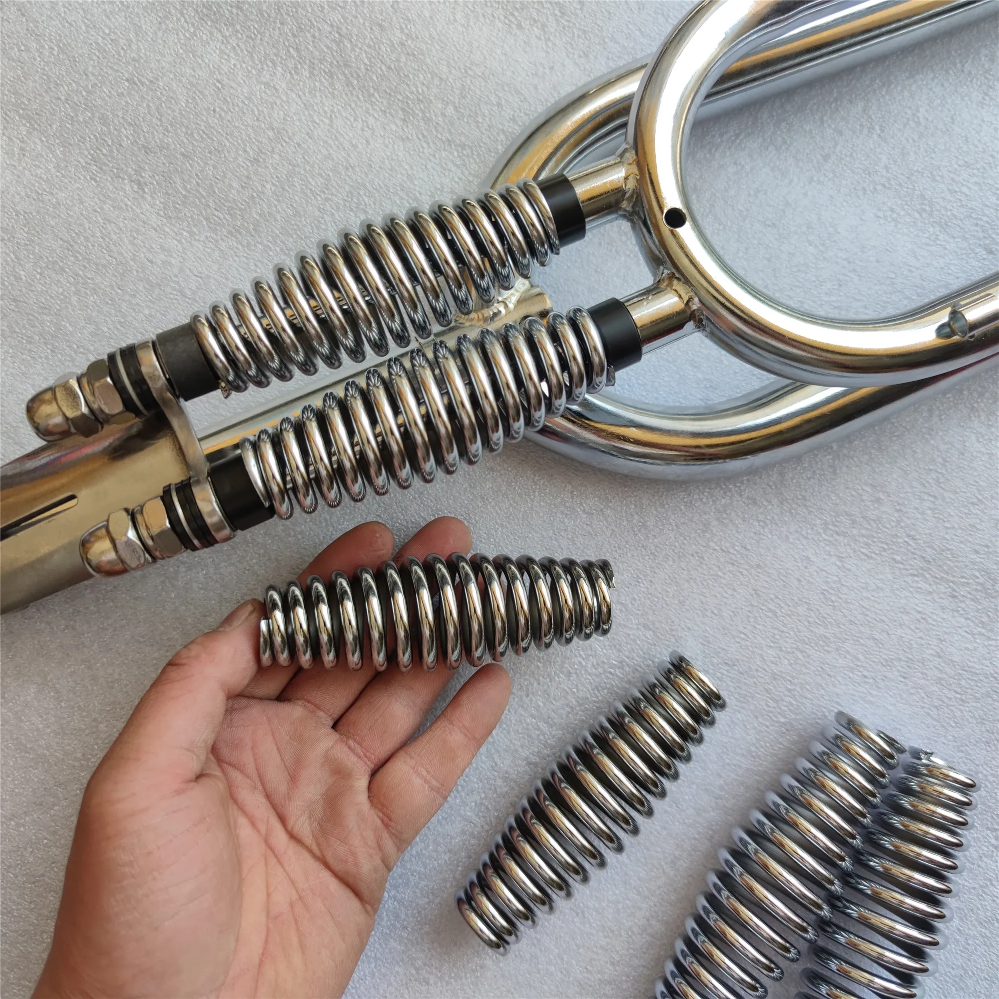 Bicycle-Modification-Spring-Shock-Absorber-Fork-Bike-Restoration ...