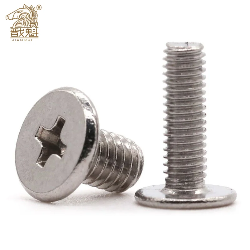 304 Stainless Steel Cross Screw, 5/10/20 Pieces, M1.4, M1.6, M2, M2.5, M3, M4, M5, M6, M8, Cm ...