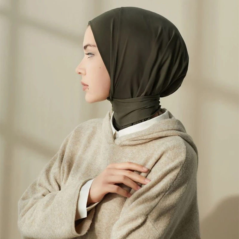Fashion-Muslim-Hijab-Caps-Solid-Underscarf-Women-Veil-Modal-Cotton ...