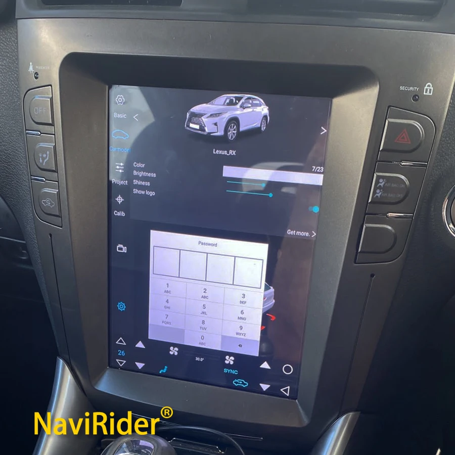 Car Radio Tesla Android 11 Video Player For Lexus Is250 Is300 Is200 ...