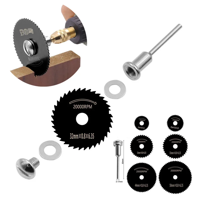 25/35/44/50mm HSS Circular Saw Blade Rotary Tool For Dremel Metal ...