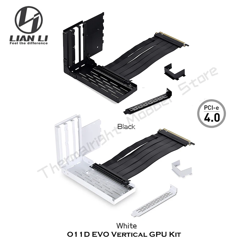 Kit de soporte de GPU vertical LIAN LI O11D EVO (negro)/380mm PCI e 4,0 ...