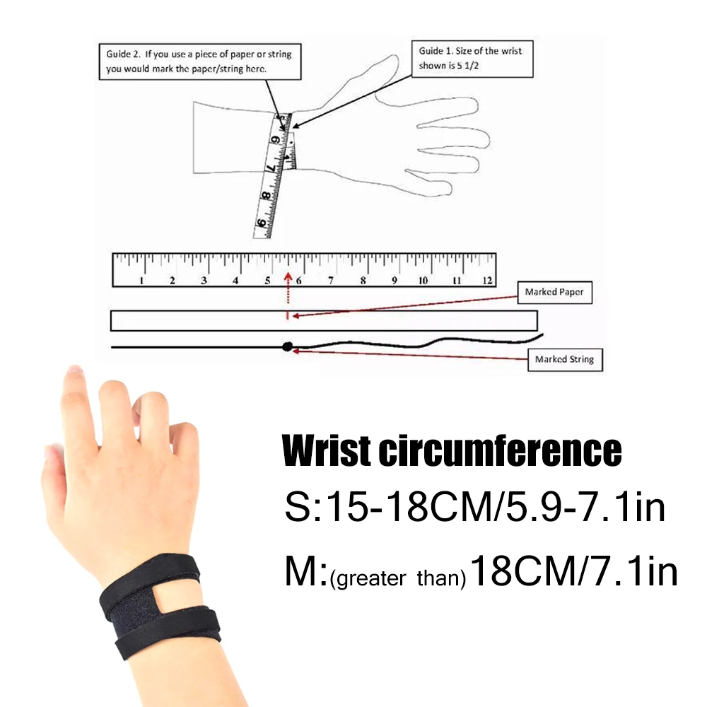 1 Pair Adjustable Support Wrist Brace TFCC Tear Triangular ...