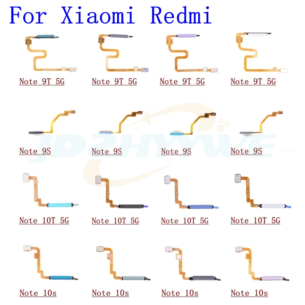 For-Xiaomi-Redmi-Note-9S-9T-10s-10T-5G-Fingerprint-Sensor-Scanner-Touch ...