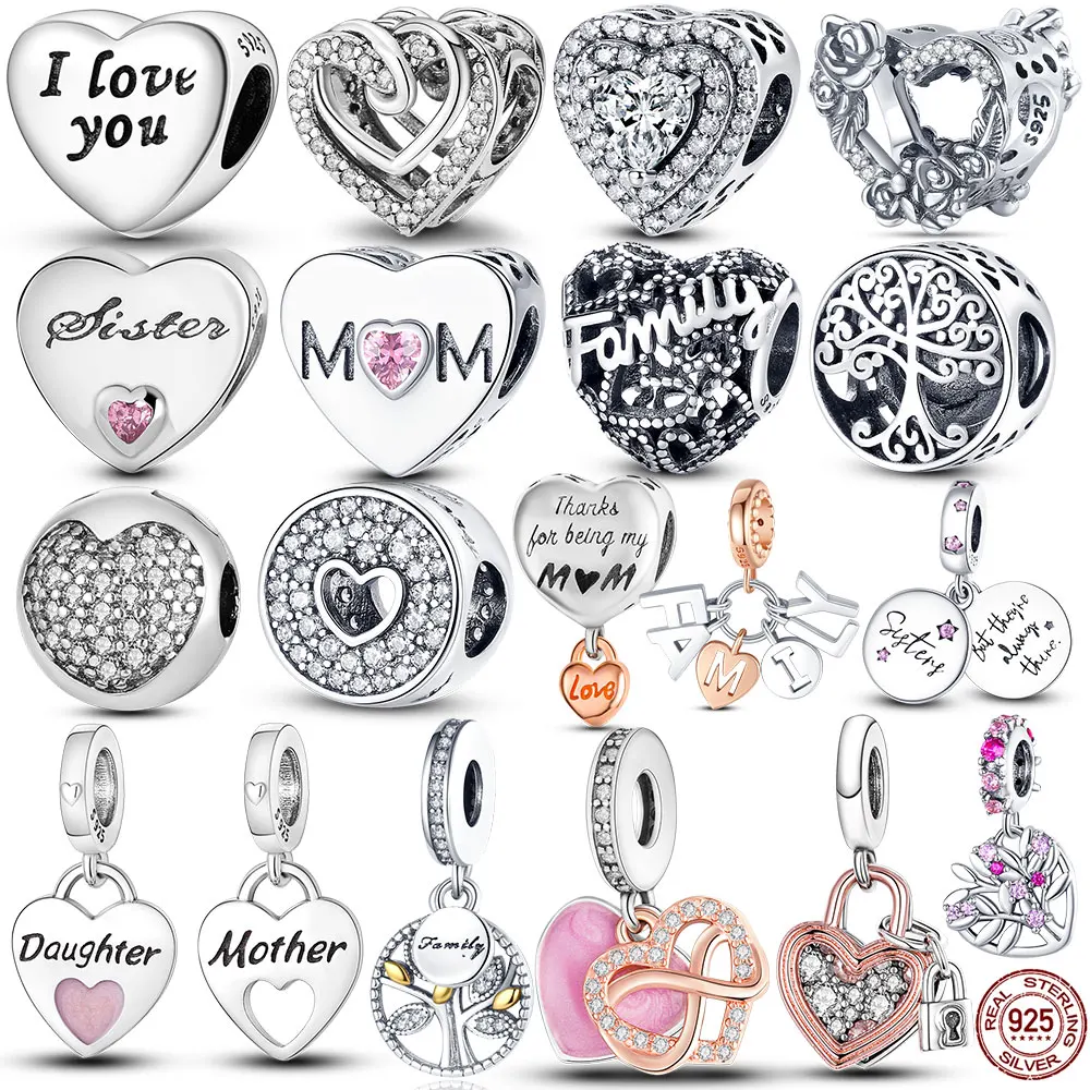 Hot-Sale-Family-Dangle-Charm-Beads-fit-Charmhub-Pandora-Bracelet ...