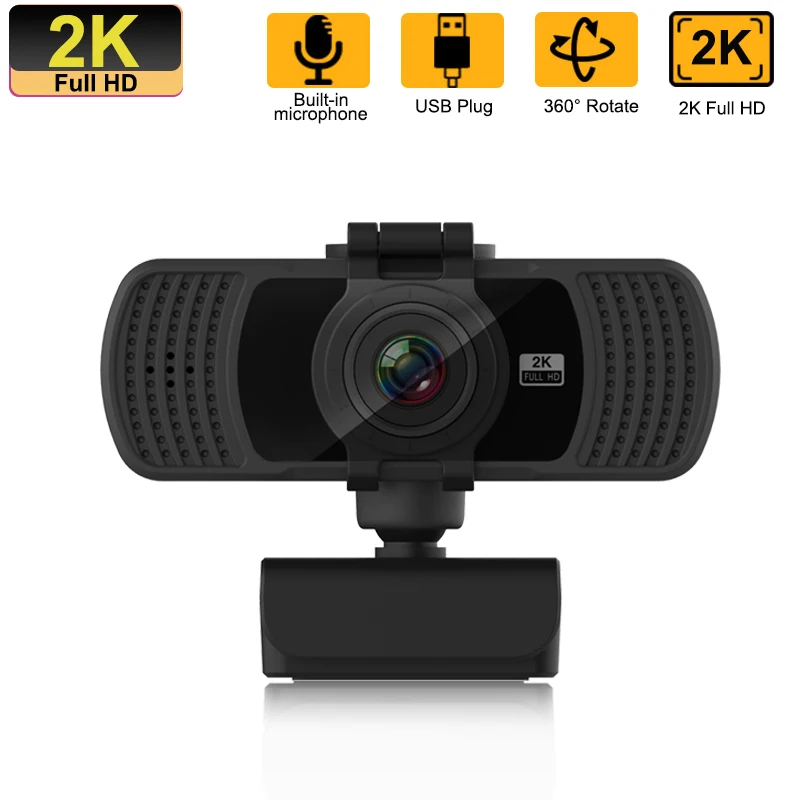USB-Webcam-2K-25fps-Internet-Computer-Camera-With-Mic-Rotate-Web-Cam ...