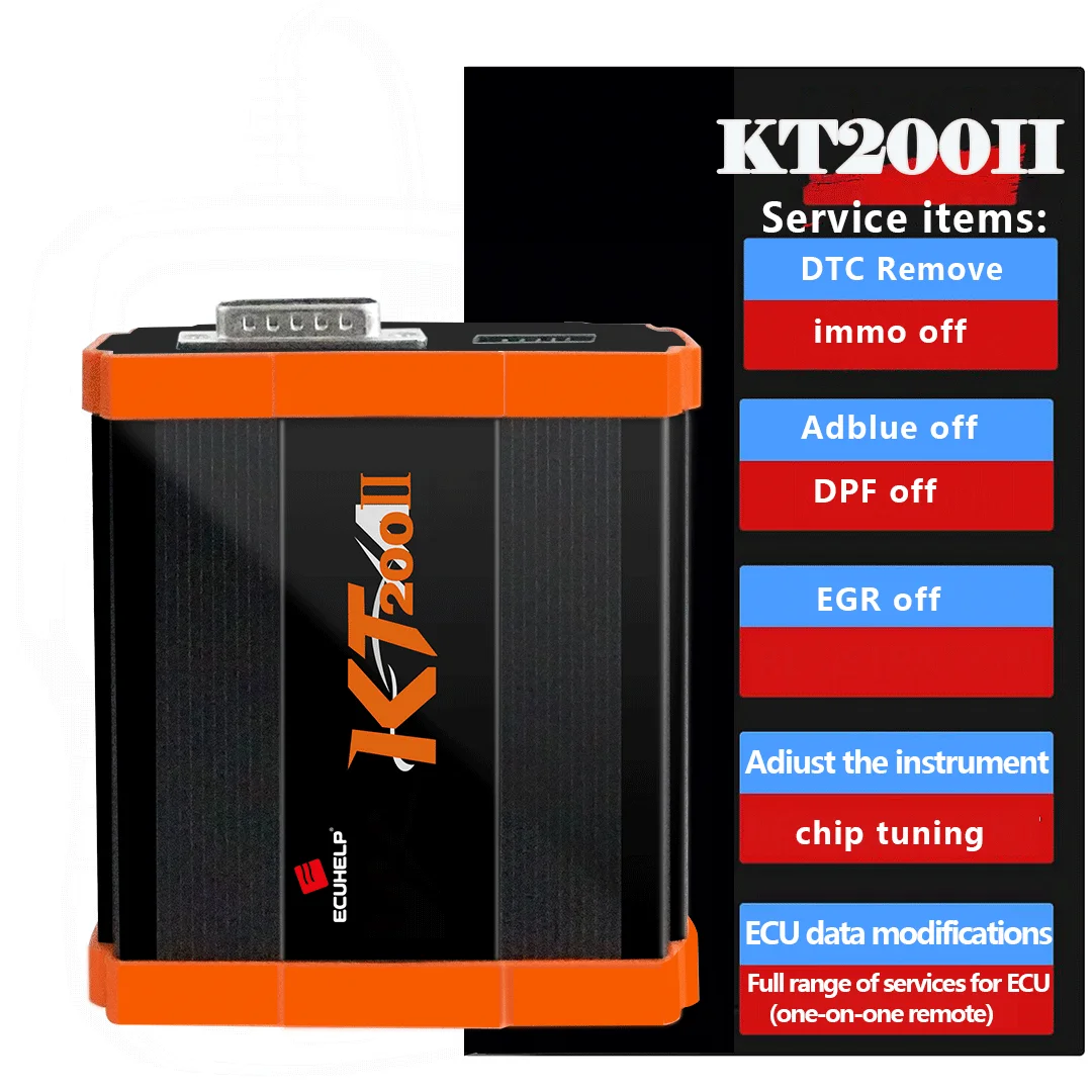 Hot KT200II Full Version With Offline Dongle ECU Programmer Support ...