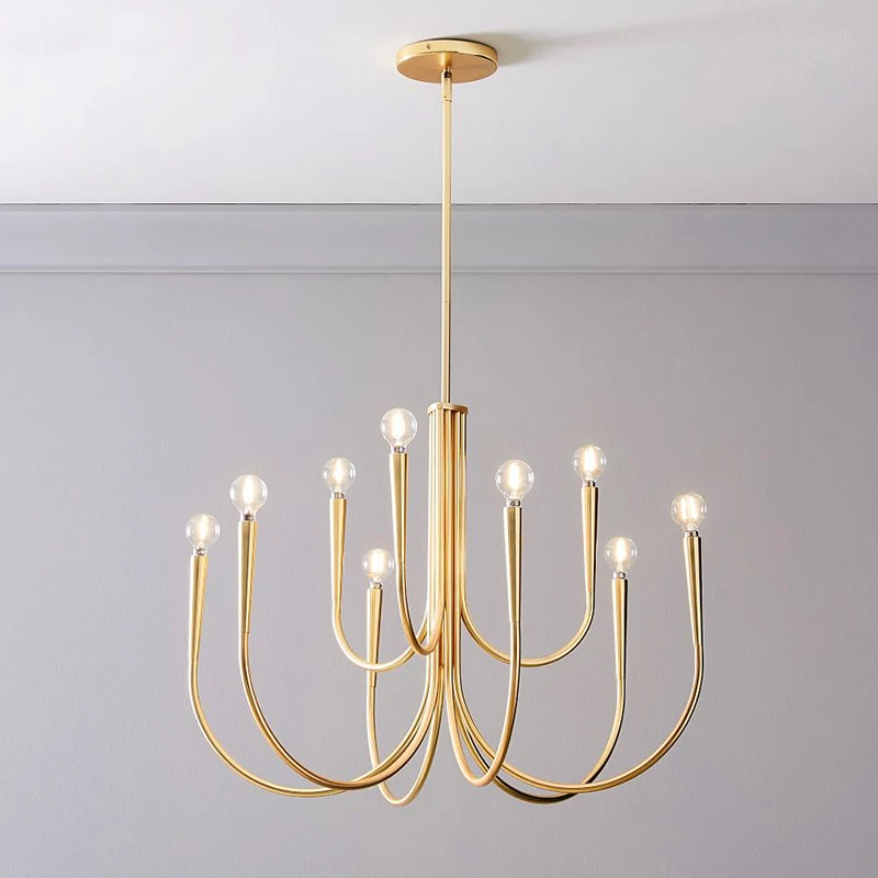 Candelabro-de-techo-de-dise-o-n-rdico-dorado-para-sala-de-estar-mesa-de ...