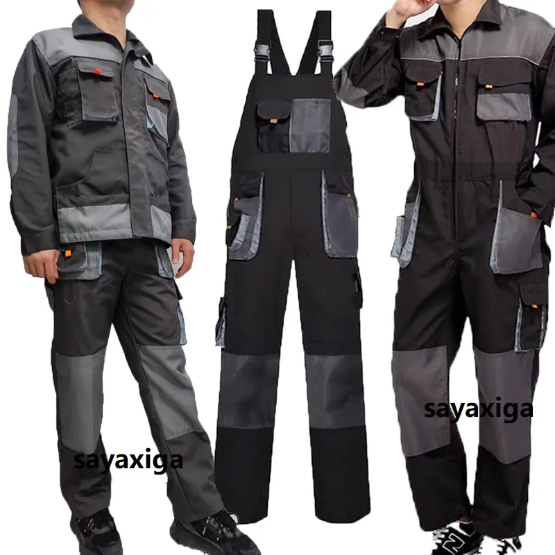 Welding-Suits-Working-Bib-Overalls-Safety-Working-Clothes-For-Men-Strap ...
